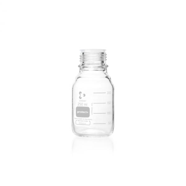 DWK Life Sciences 250 ml Duran Laboratory Bottle GL 45 clear protect+ ...