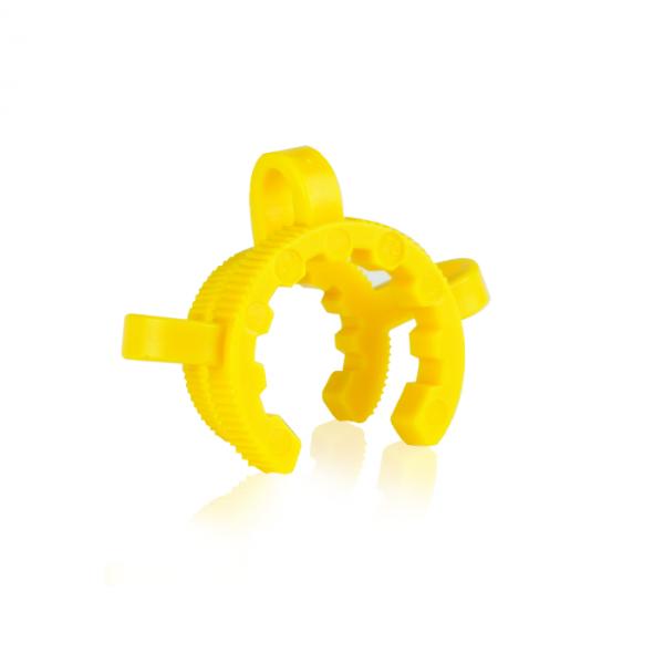 DWK Life Sciences Wheaton Standard Taper Clamp, Size 14, Yellow Cs/12 ...