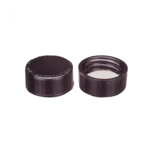 DWK Life Sciences Kimble Black Polypropylene Screw Thread Cap, Welded ...