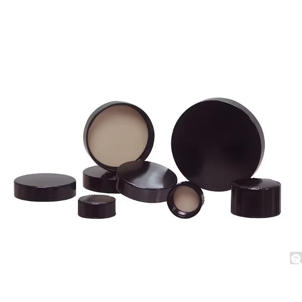 Qorpak 45-400 Black Phenolic Cap with F217 & PTFE Liner CAP-00254