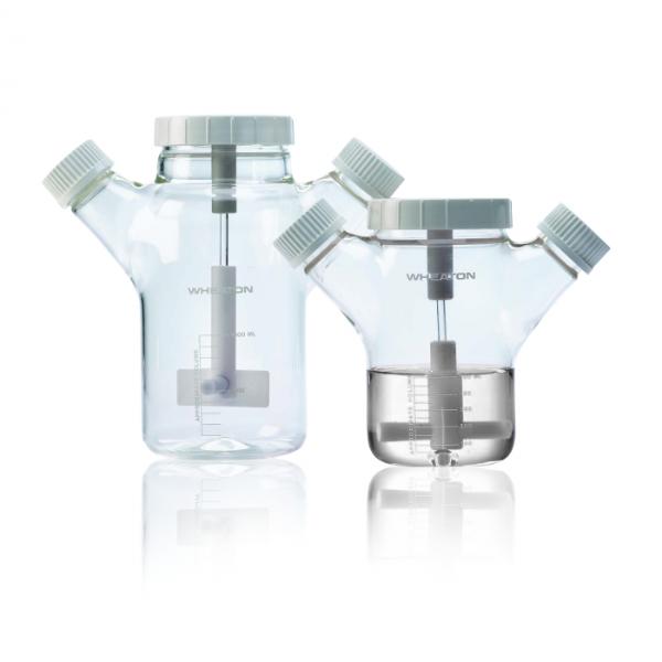 DWK Life Sciences 6000 mL Wheaton Celstir Double Sidearm Spinner Flask ...