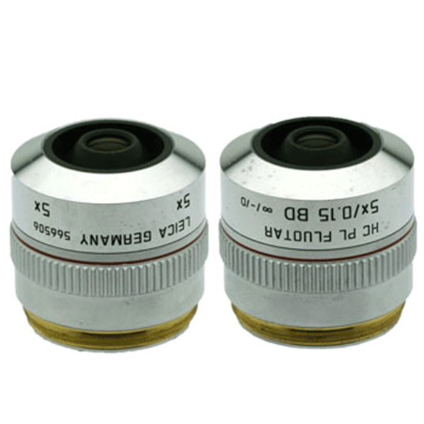 Leica Objective HC PL FL 5x BD Microscope Objective Lab Equipment ...