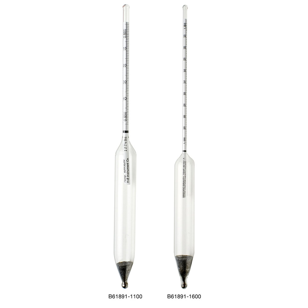 H-B Durac 1.200/1.250 Specific Gravity ASTM 115H Hydrometer For Heavy ...
