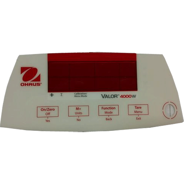 Ohaus Function Label Front EN V41 Lab Equipment | spectraservices.com