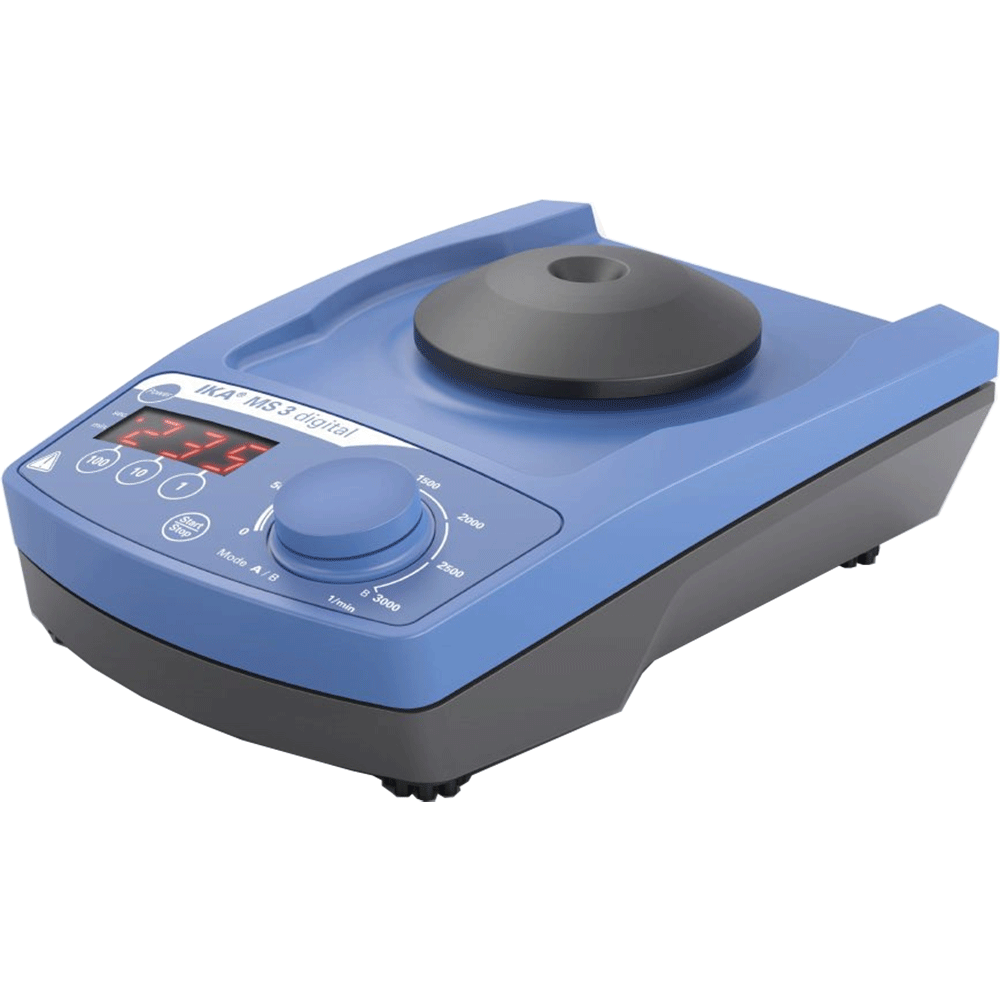 IKA MS 3 Digital Lab Shaker - 100-240V For Microplates & Small Vessels
