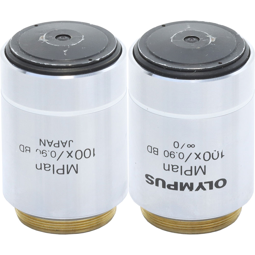 Olympus MPlan 100x/0.90na BD Objective Lab Equipment | spectraservices.com