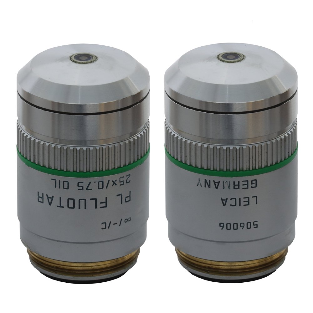 Leica PL FLUOTAR 25x/0.75na Oil Microscope Objective Lab Equipment ...