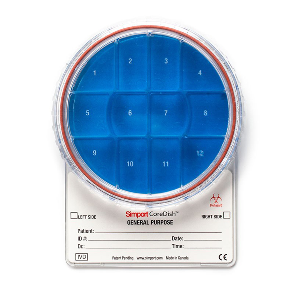 Biopsy Container CoreDish M970-D12P Lab Equipment | spectraservices.com