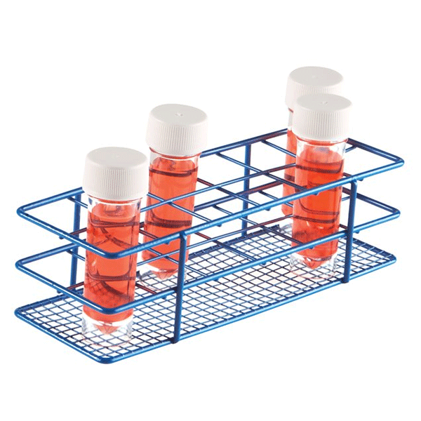 Heathrow Coated Wire Tube Rack 29-33mm 2x6 Format, Blue 120087 Lab ...