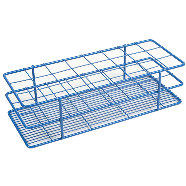 Heathrow Coated Wire Tube Rack 35-40mm 6x8 Format, Blue 120772