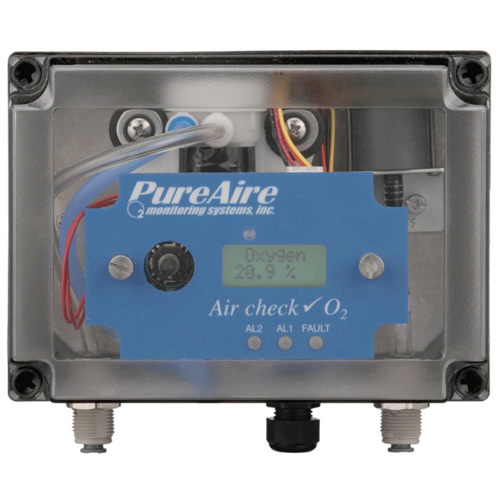 PureAire Water-Resistant Oxygen Monitor with 10+ Year Sensor 99118