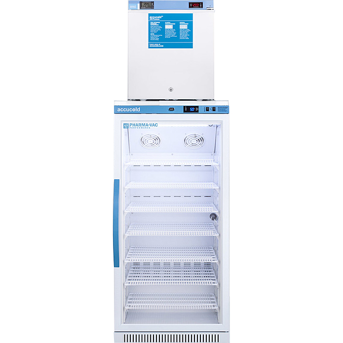 accucold 8.0 Cu.Ft. Refrigerator/1.4 Cu.Ft. Freezer Combo, 24" Wide ...