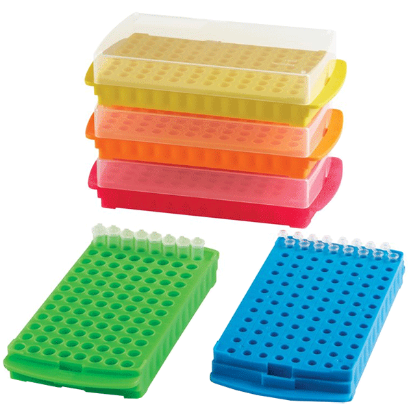 Heathrow 96-Well Reversible Tube Rack, Natural HS2345B Lab Equipment ...