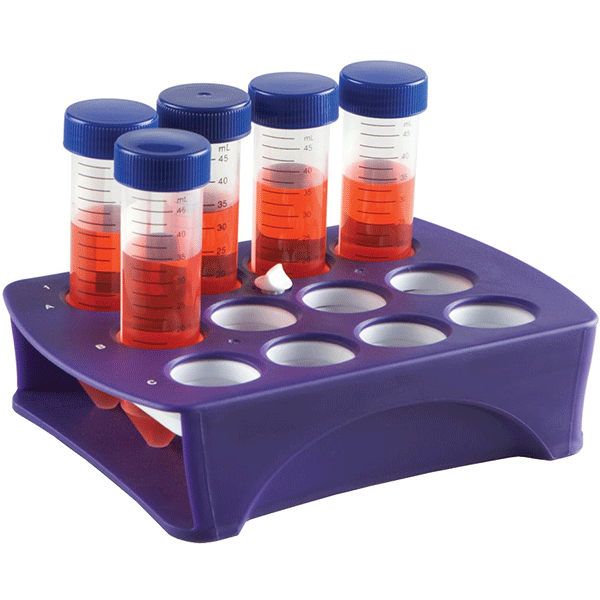 Heathrow Universal Tube Rack, Purple/White HS24330A