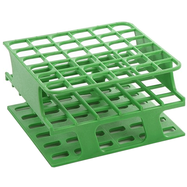Heathrow OneRack Tube Rack Half POM 20mm 20-Place, Green HS27503C