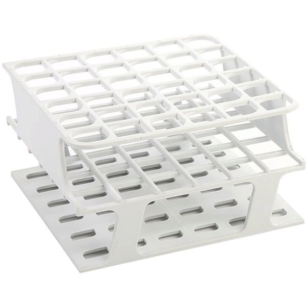 Heathrow OneRack Tube Rack Half POM 16mm 36-Place, White HS27502A