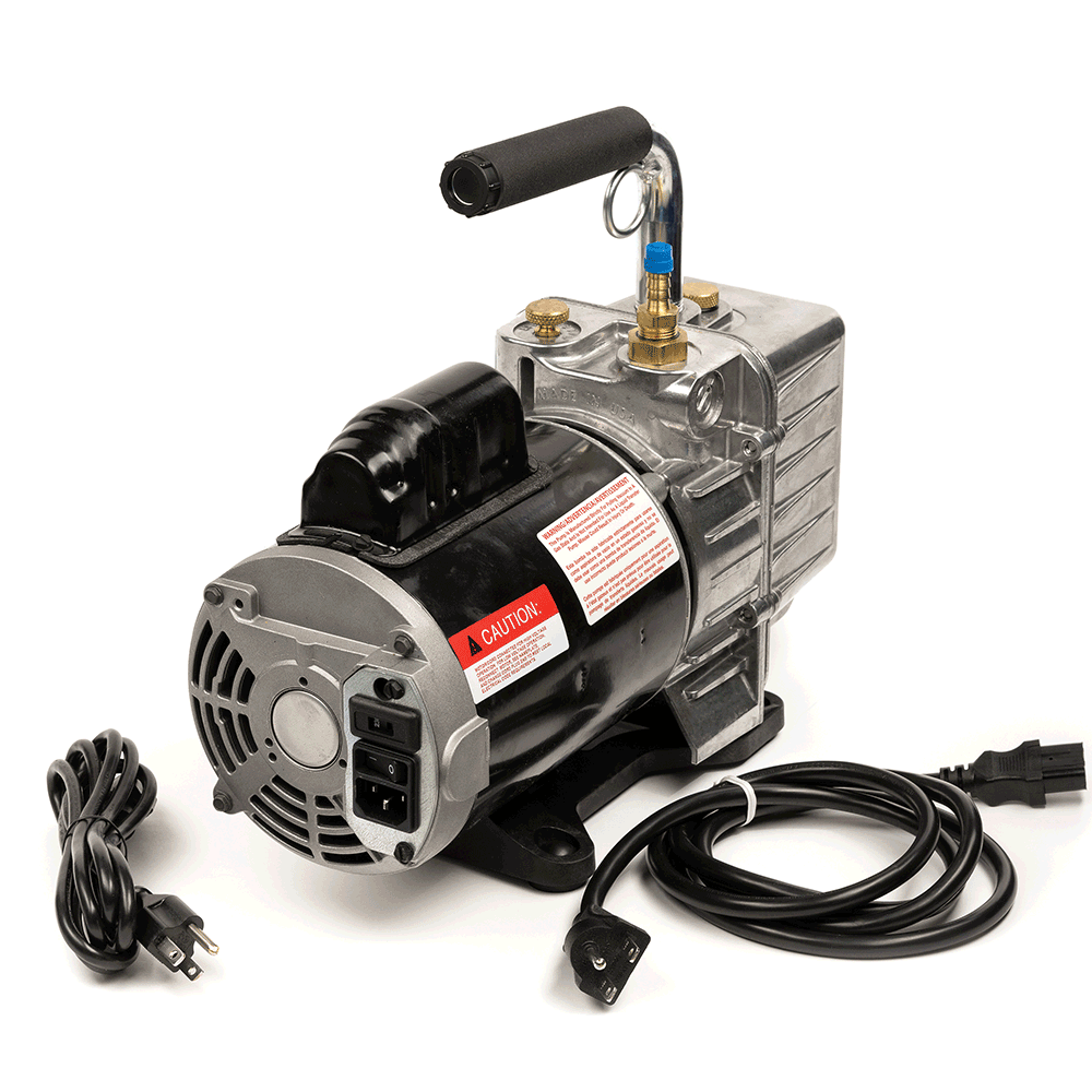 Fischer Technical High Vacuum Pump with 30" Hg Gauge (10CFM -110) LAV-10/G
