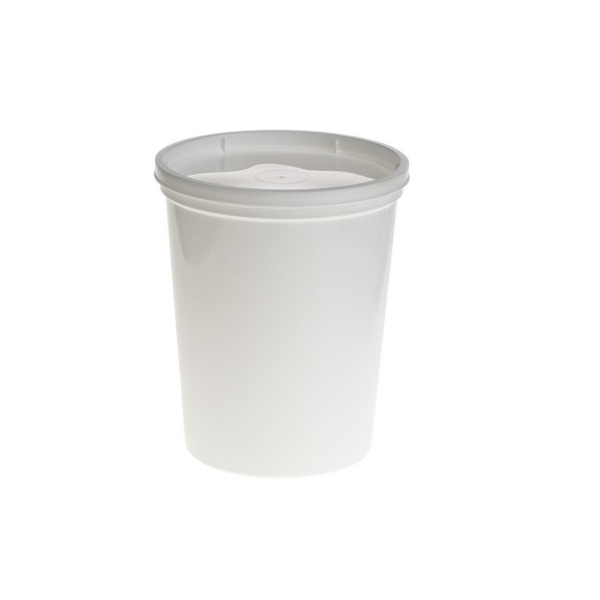 Simport 1000ml/34oz Snap Cap Container, Cs/100 C580-5