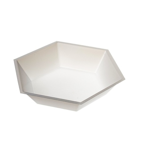 Simport Antistatic 355 mL Hexagonal Weighing Dishes (Cs/500) D252-4