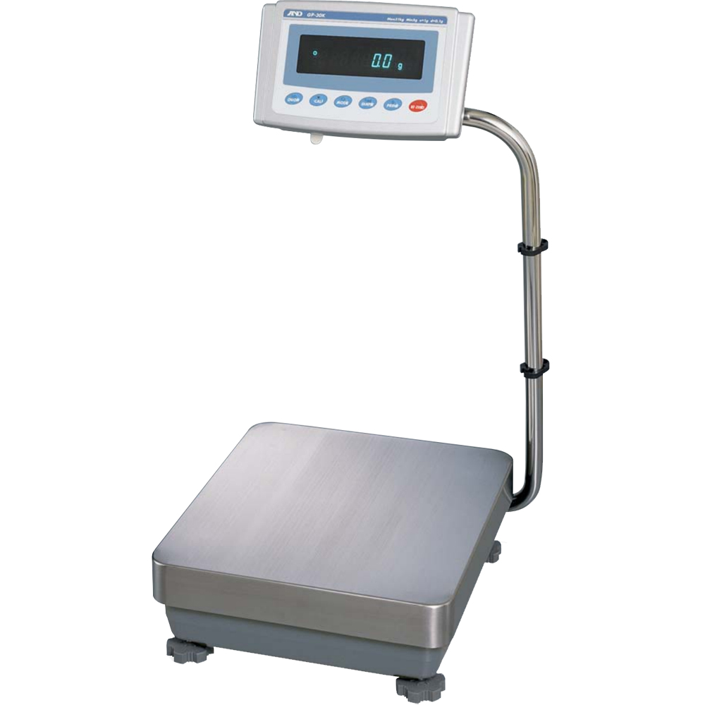 A&D GP-100K High Capacity Precision Balance, 101kg x 1g with External ...