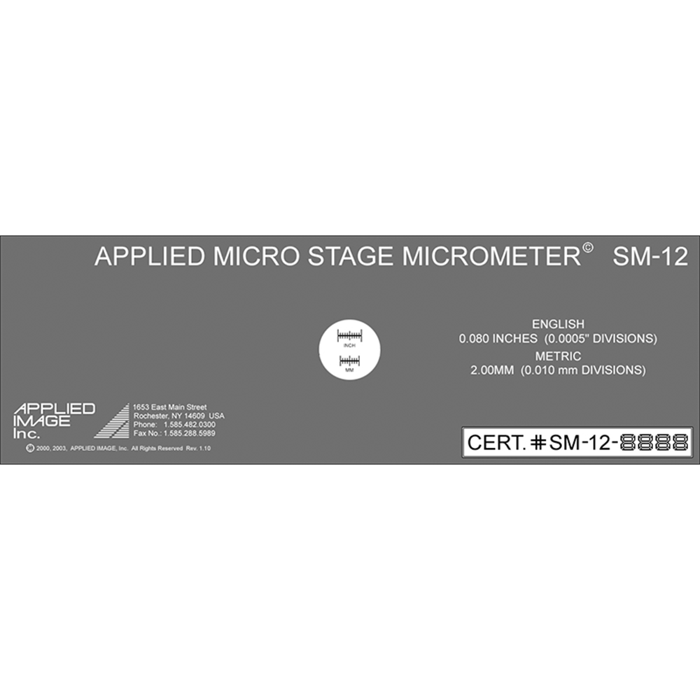 0.08 inch / 2.0mm X-Axis Linear Scale (SM-12) Lab Equipment | Spectra ...