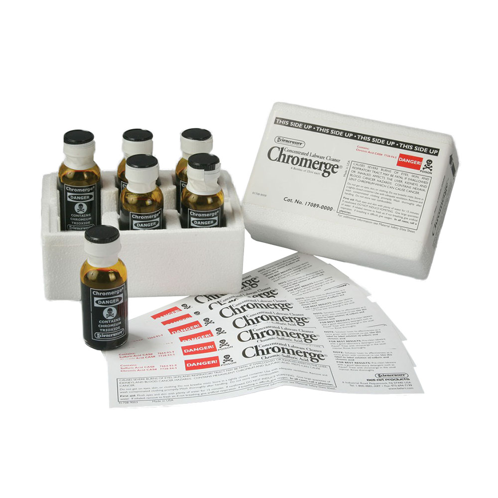 Bel-Art Chromerge Chromium Trioxide Glass Cleaner Solution; 25ML (Pack ...