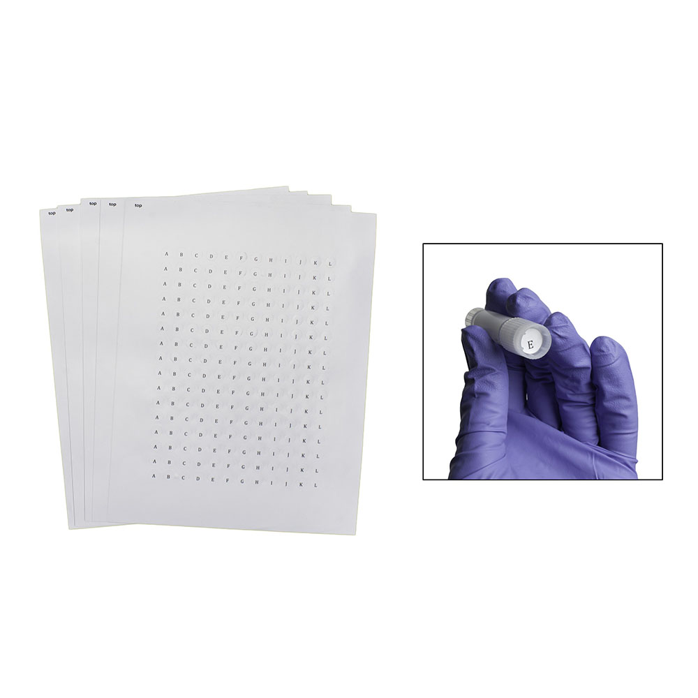 Bel-Art Cryogenic Storage Label Sheets; 9.5MM Dots For .5-1.5ML Tubes ...