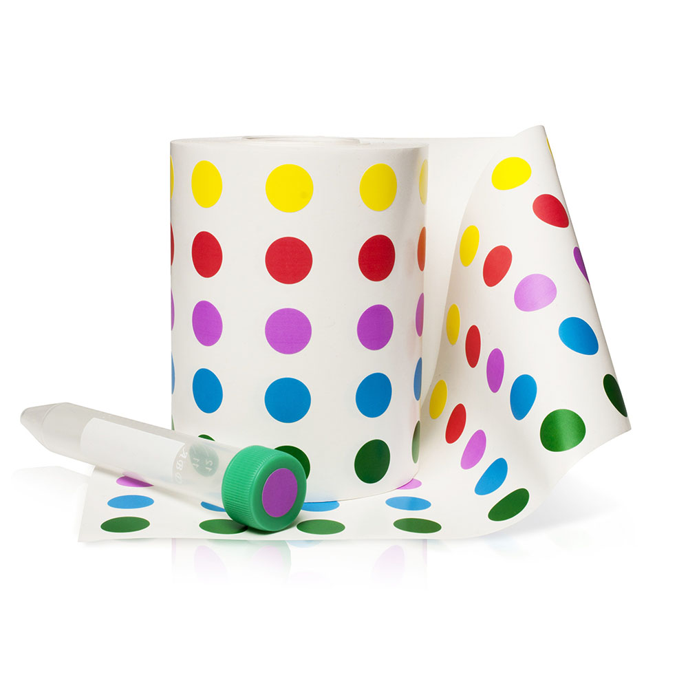Bel-Art Cryogenic Storage Labels; Roll of 13MM Dots For 1.5-2ML Tubes