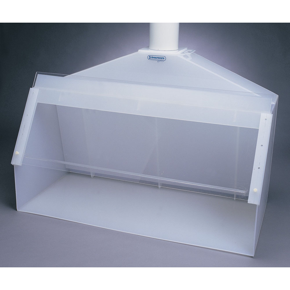 Bel-Art Fabricated Polypropylene Fume Hood With Acrylic Sash; 48 X 24 X ...