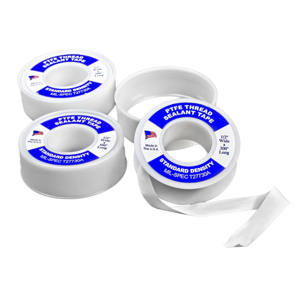 Bel-Art Fluo-Kem Teflon Lab-Thread Tape; 300 Feet (Pack of 3)