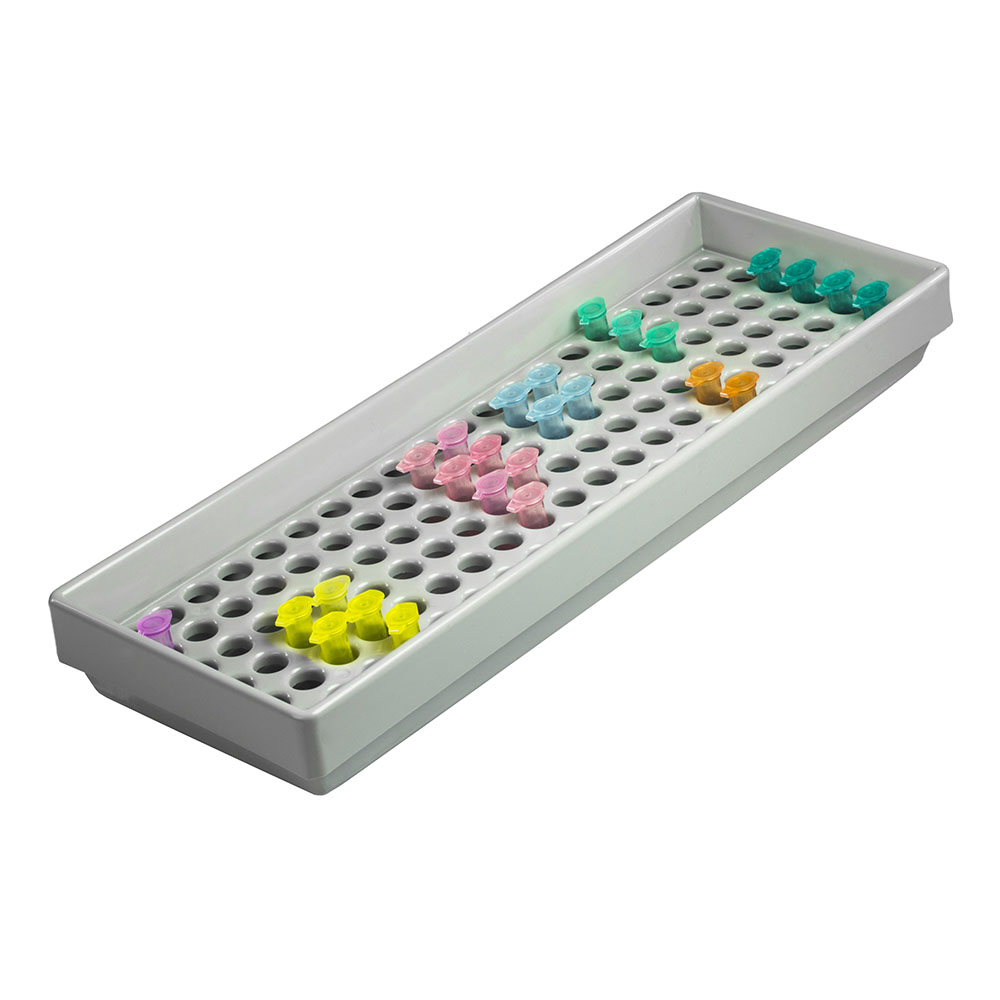 Bel-Art Microcentrifuge Tube Ice Rack;For 1.5ML Tubes, 120 Places Lab ...