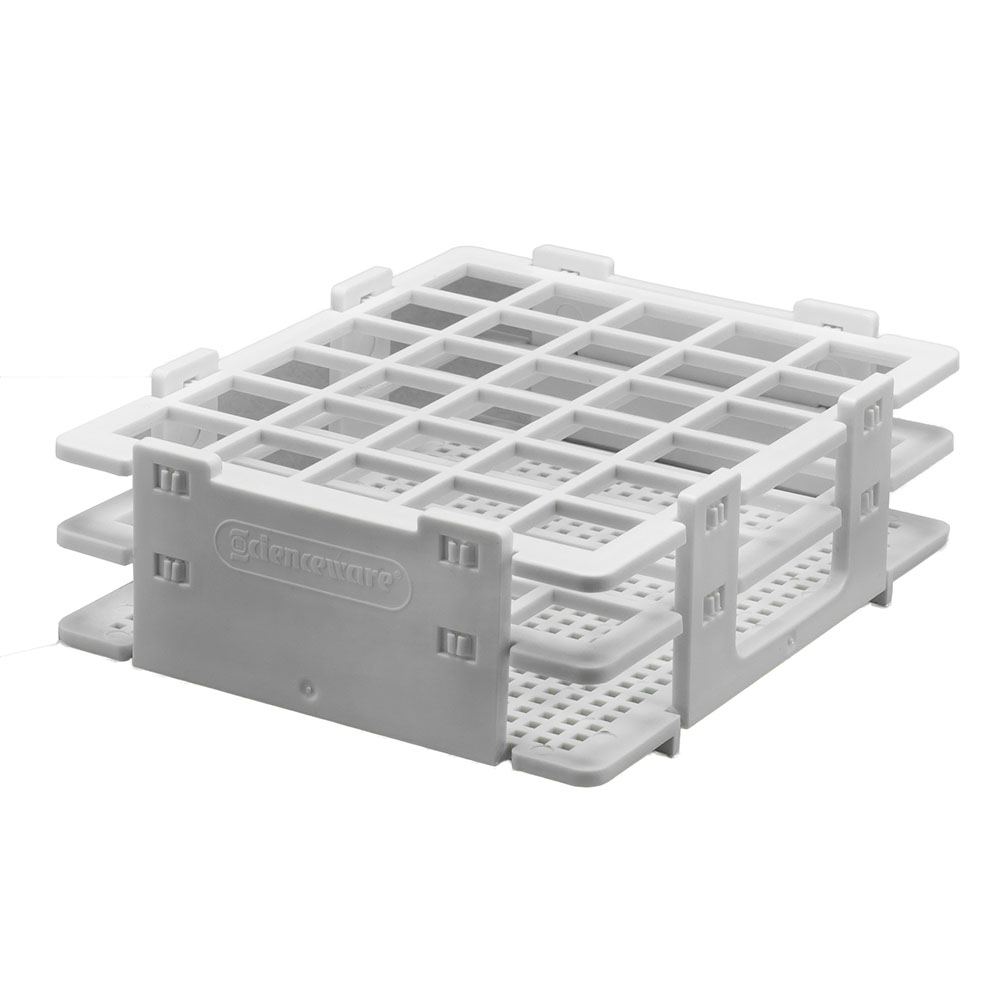 Bel-Art No-Wire Bottle and Vial Rack; For 13-16MM Bottles and Vials Lab ...