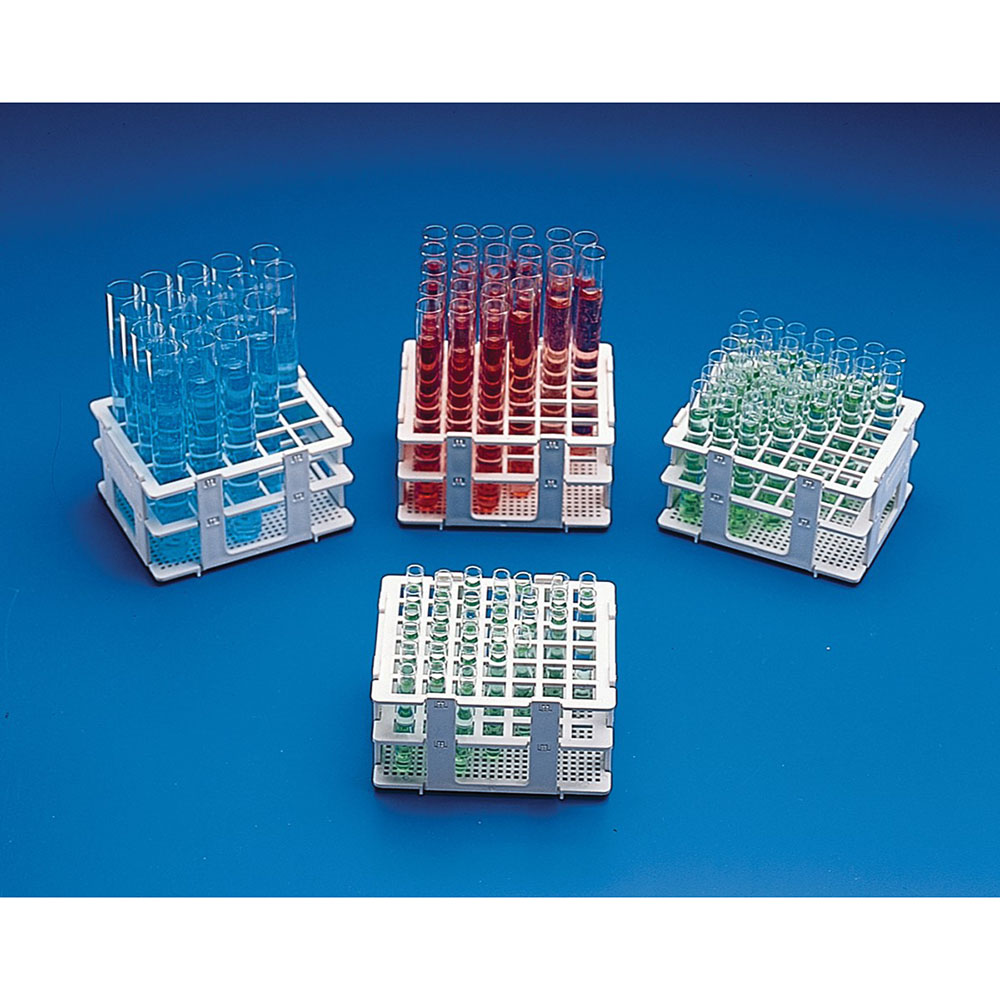 Bel-Art No-Wire Test Tube Half Rack;For 25-30MM Tubes, 6 Places Lab ...