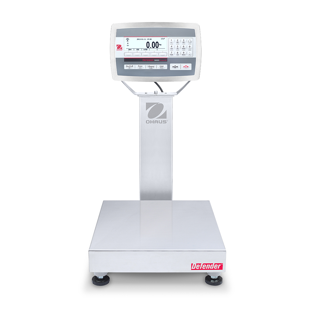 Ohaus D52XW25RTR1 Defender 5000 Column Mount Bench Scales Lab Equipment ...