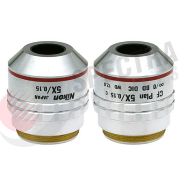 Nikon CF Plan 5x/0.13na Brightfield/Darkfield/DIC Objective