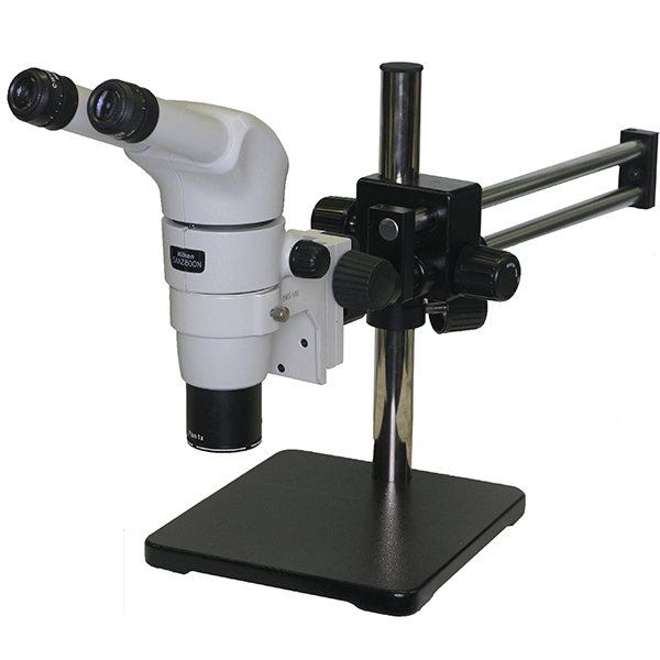 Nikon SMZ800N Binocular Stereo Microscope on Boom Stand