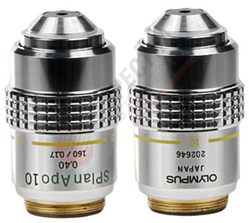 Olympus SPlan Apo 10X Objective Lab Equipment | spectraservices.com