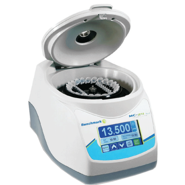 Benchmark Scientific MC-24 Touch Microcentrifuge with 24 place COMBI ...